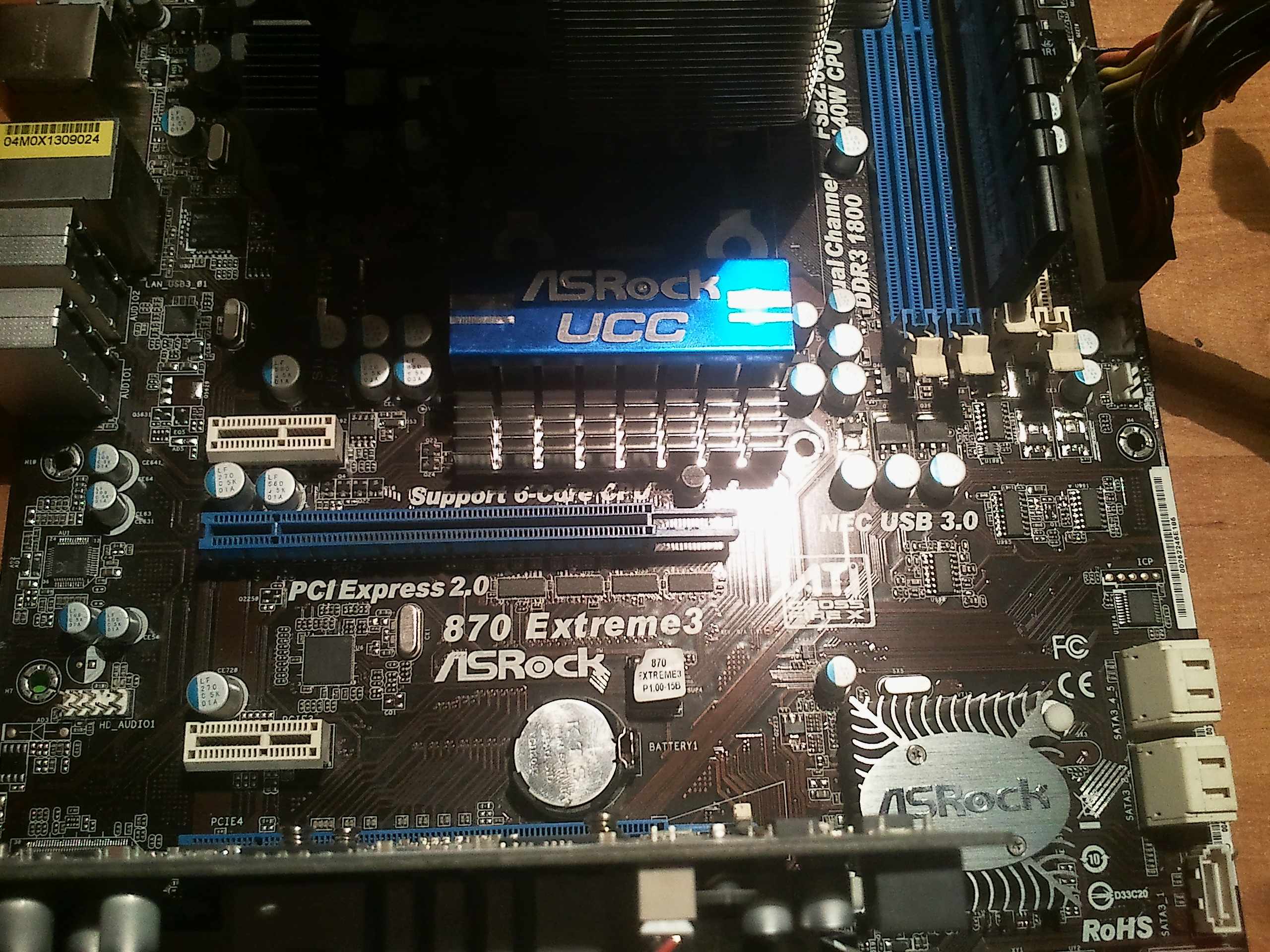 Asrock 870 Extreme 3 - Błąd 00 , Passes control to OS Loader (typically ...
