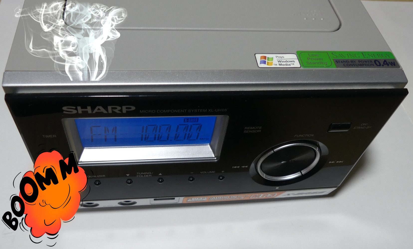 Prosta naprawa miniwieży SHARP - elektroda.pl