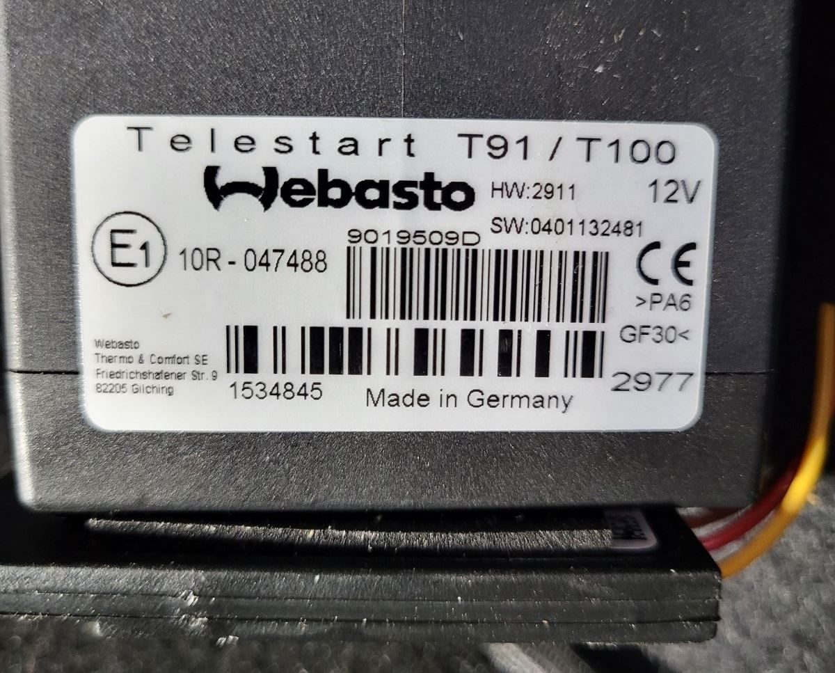 Telestart T91/T100HTM - sygnał zwrotny i temperatura