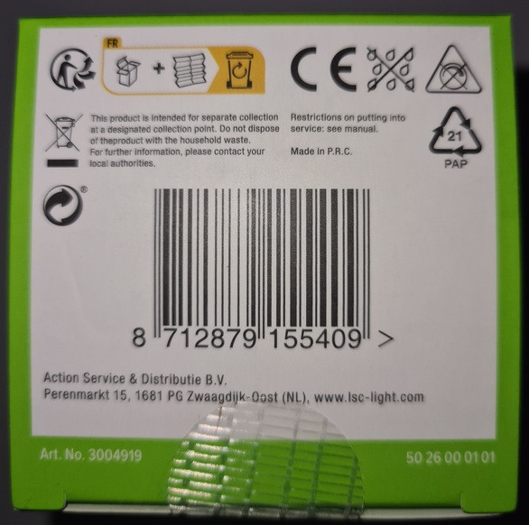 [BK7231N] LSC 3004919 GU10 RGBCW (Action store) smart LED bulb template ...