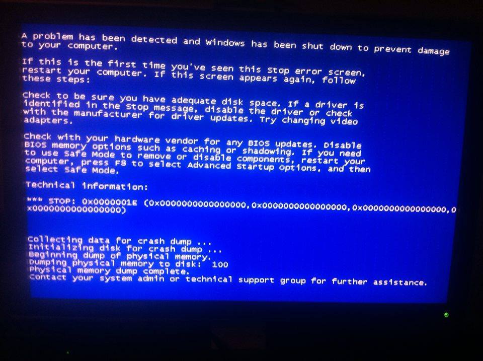[Rozwiązano] Blue Screen 0x0000001E i 0x00000116 STOP - problem z kartą ...
