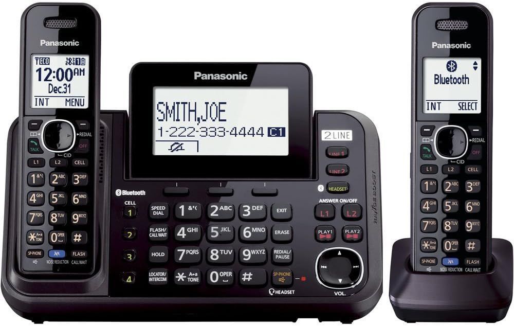 Kupno klasycznego telefonu stacjonarnego z dwiema liniami i aparatem ...