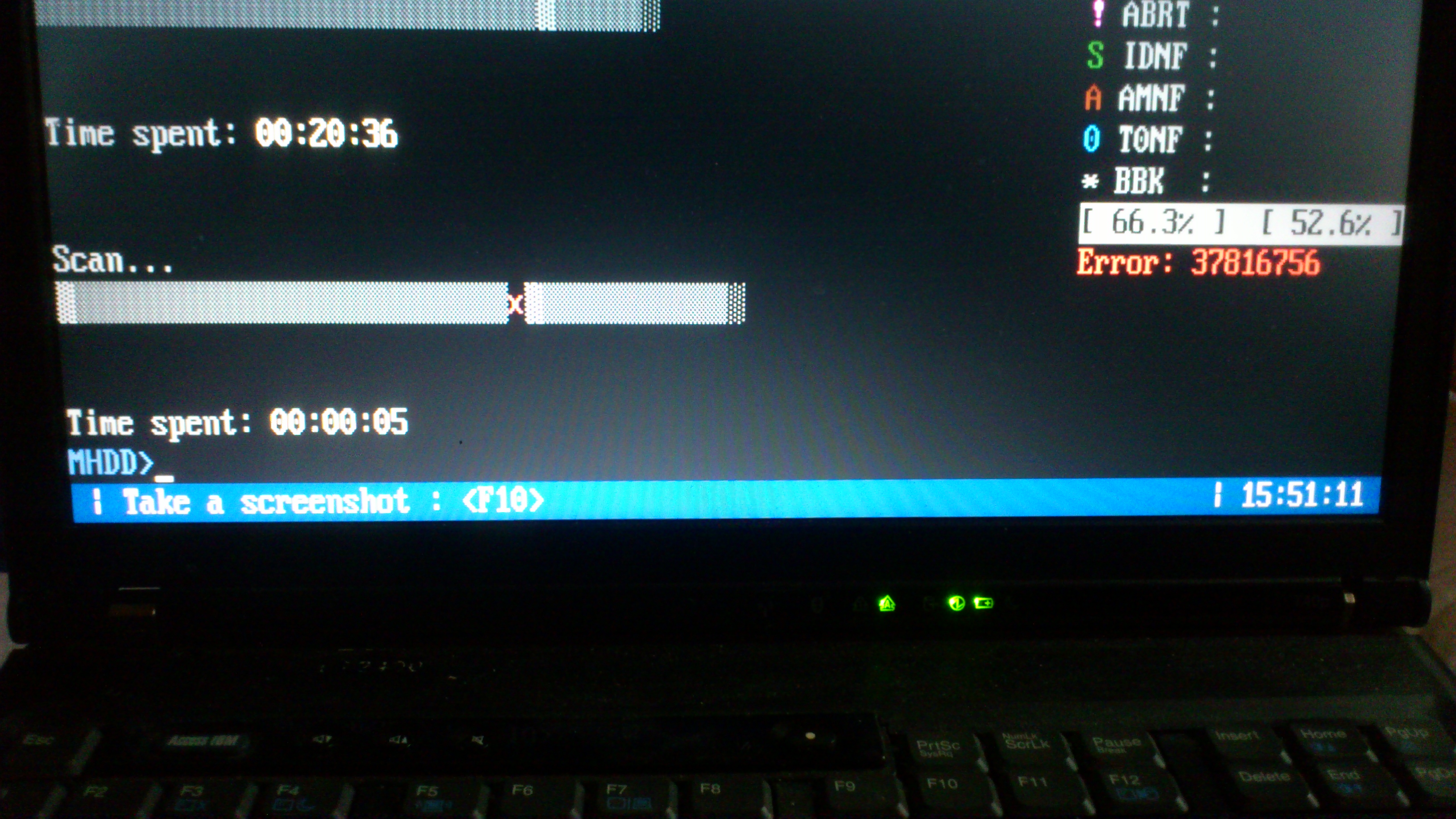 Thinkpad T40p - Blue Screen po kopiowaniu plików z dysku zewnętrznego