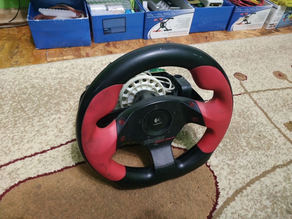 Logitech WingMan Formula Force GP - jak podłączyć i zastąpić brakujące ...