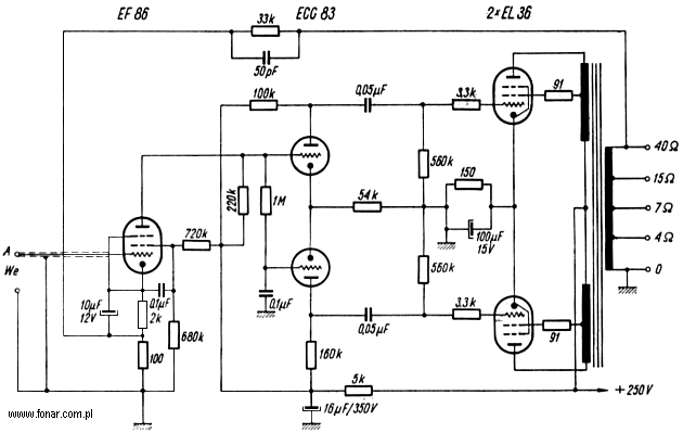 EL36 wzmacniacz ultralinear – tania alternatywa dla EF86, zamienniki lampy