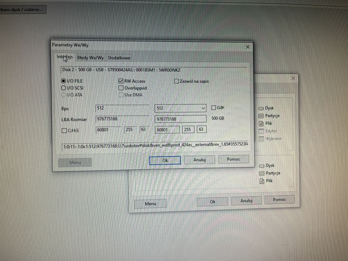 Dysk twardy Seagate ST9500424AS pika po upadku, niewykrywalny - silnik ...