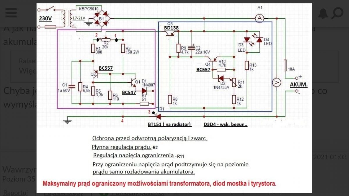 Zastosowanie regulatora PWM na wyjściu prostownika do ładowania ...