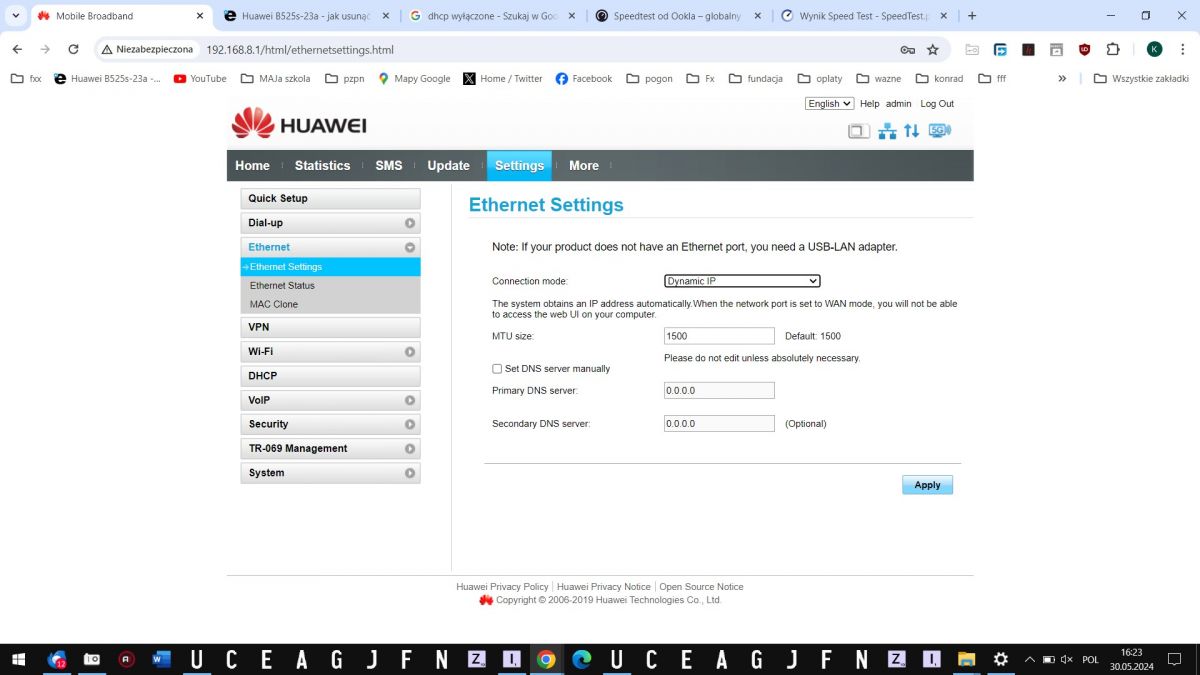 [Rozwiązano] Huawei B525s-23a - jak usunąć ograniczenie prędkości ...