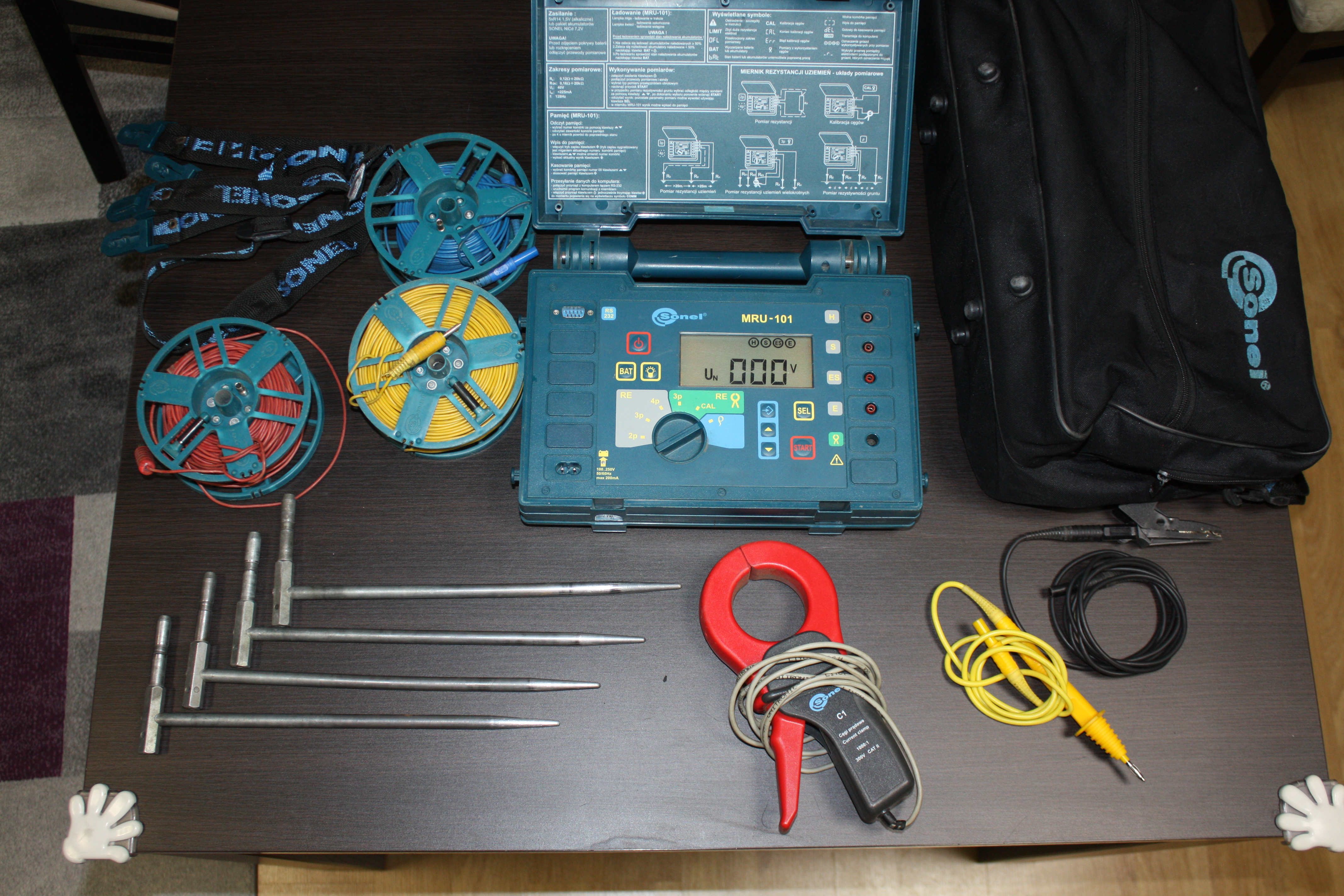 [Sprzedam] SONEL MRU-101 Miernik rezystancji uziemienia
