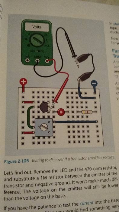Make: Electronics experiment #10 (trouble reading transistor) | Forum for Electronics