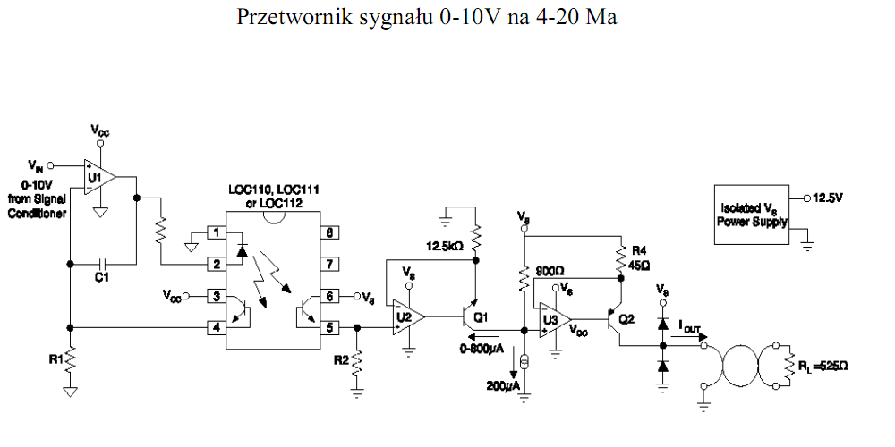 Dlaczego przetwornik 0-10V na 4-20mA nie działa poprawnie?