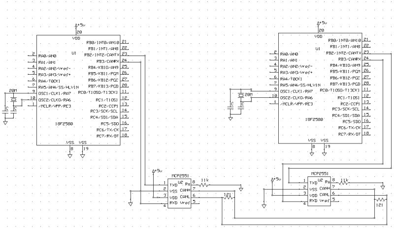 Interface two pic18f26k80 using can | Forum for Electronics