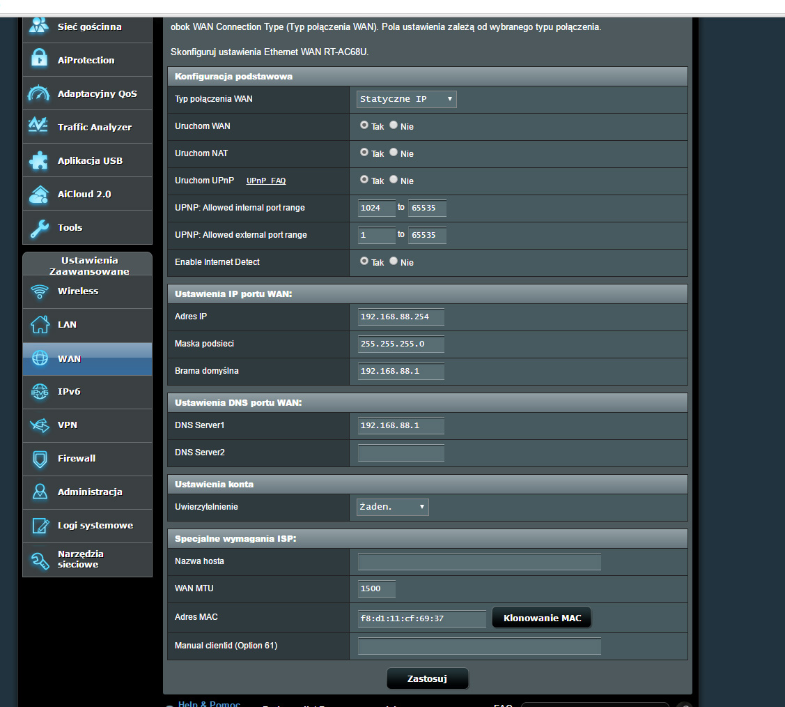 RouterBoard RB912UAG-2HPnD - Przekierowanie portów na drugi router