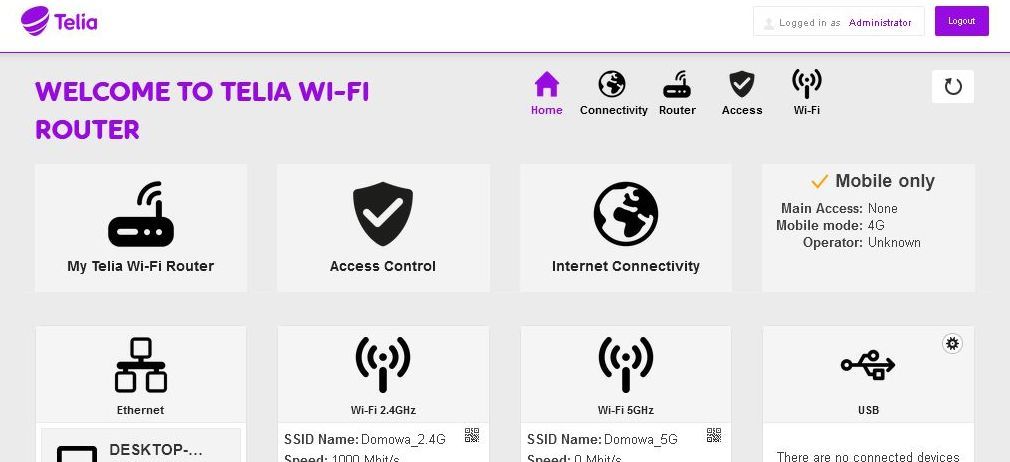Dlaczego router Telia Sagemcom 5370 nie łączy się z sieciami Play, Plus?