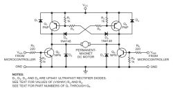 Mostek H - sterowanie tranzystorami do zmiany kierunku obrotów silnika ...