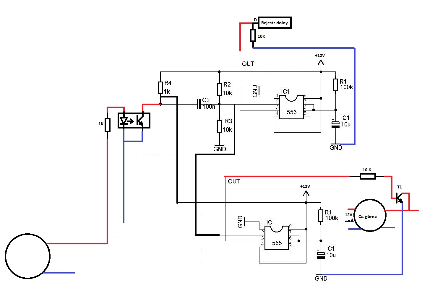 Jak zwiększyć obciążalność wyjść 74HC595 dla 8x3 LED? - 8