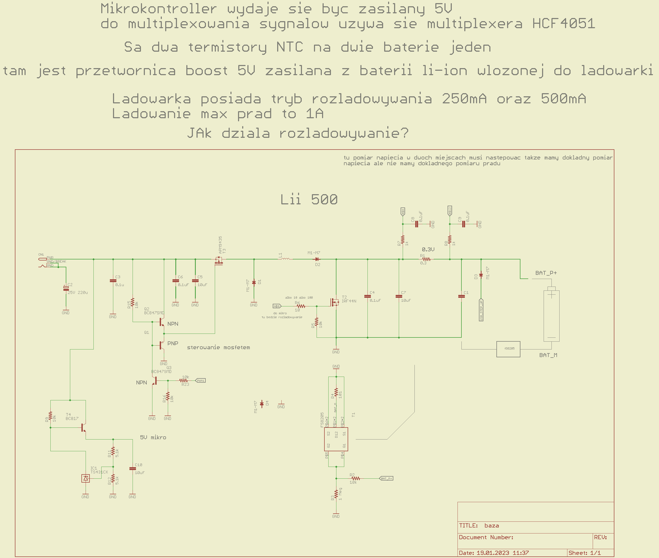 Liitokala Lii-600: Poszukiwany schemat, przetwornice EUP3270, MOSFET-P ...