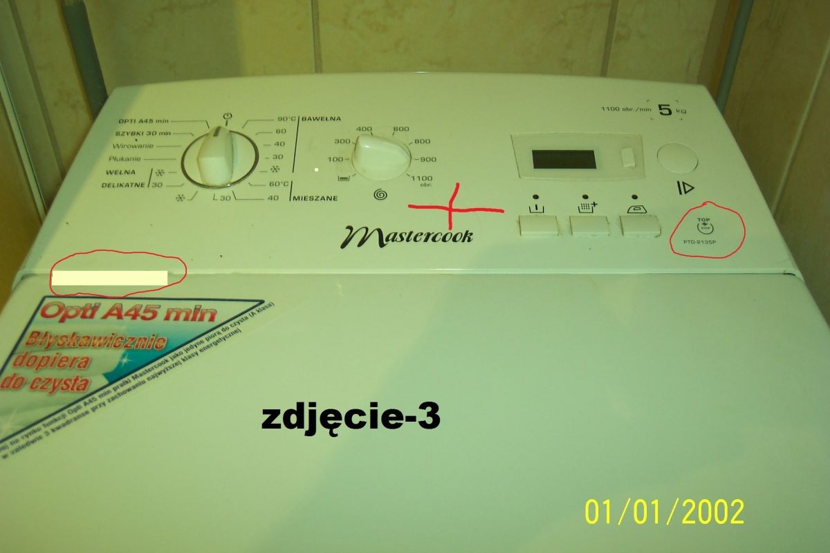 Gdzie znajdę drzwiczki wsadowe do pralki Mastercook PTD-2135P w dobrej ...