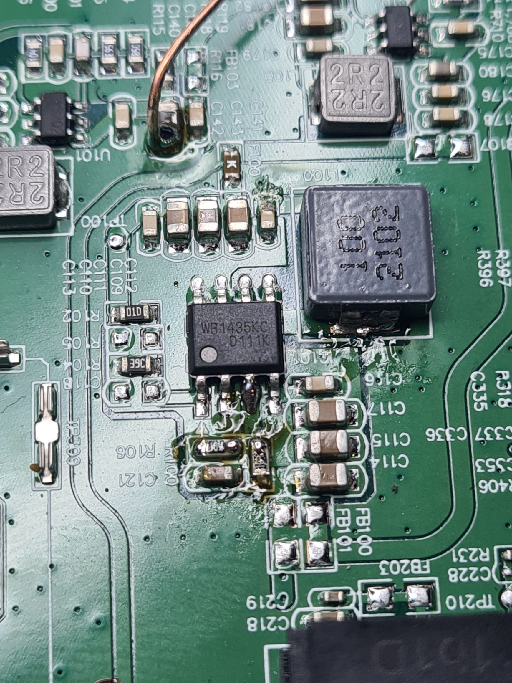 Datasheet układu WB1435KC D111K - niespójne napięcie w przetwornicy Samsung HW-S50A