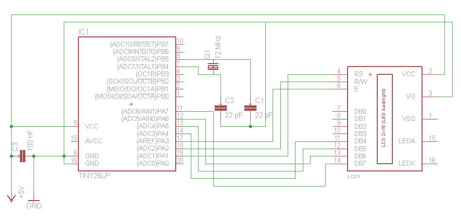 [ATtiny26] [ATtiny26][C/AVR Studio] Obsługa HD44780 w trybie 4-bitowym - problem z wyświetlaniem