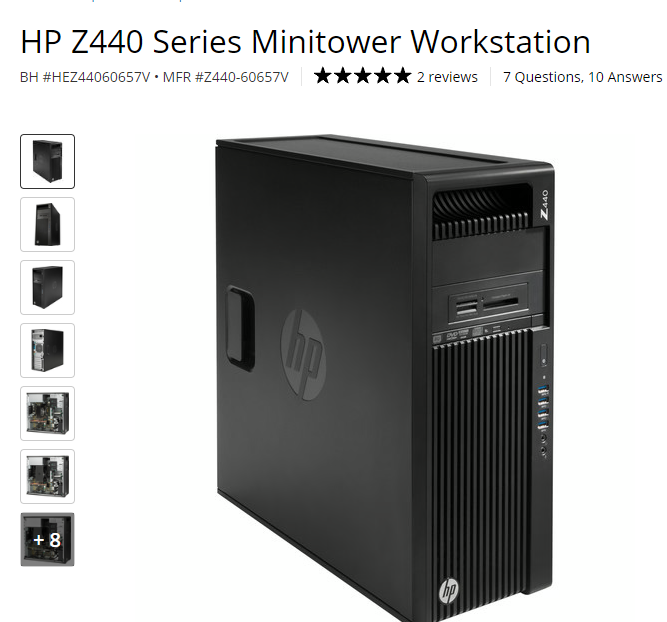 Karty graficzne lepsze od GTX 1650 Super z 6pin dla HP Z440 - przejściówka?