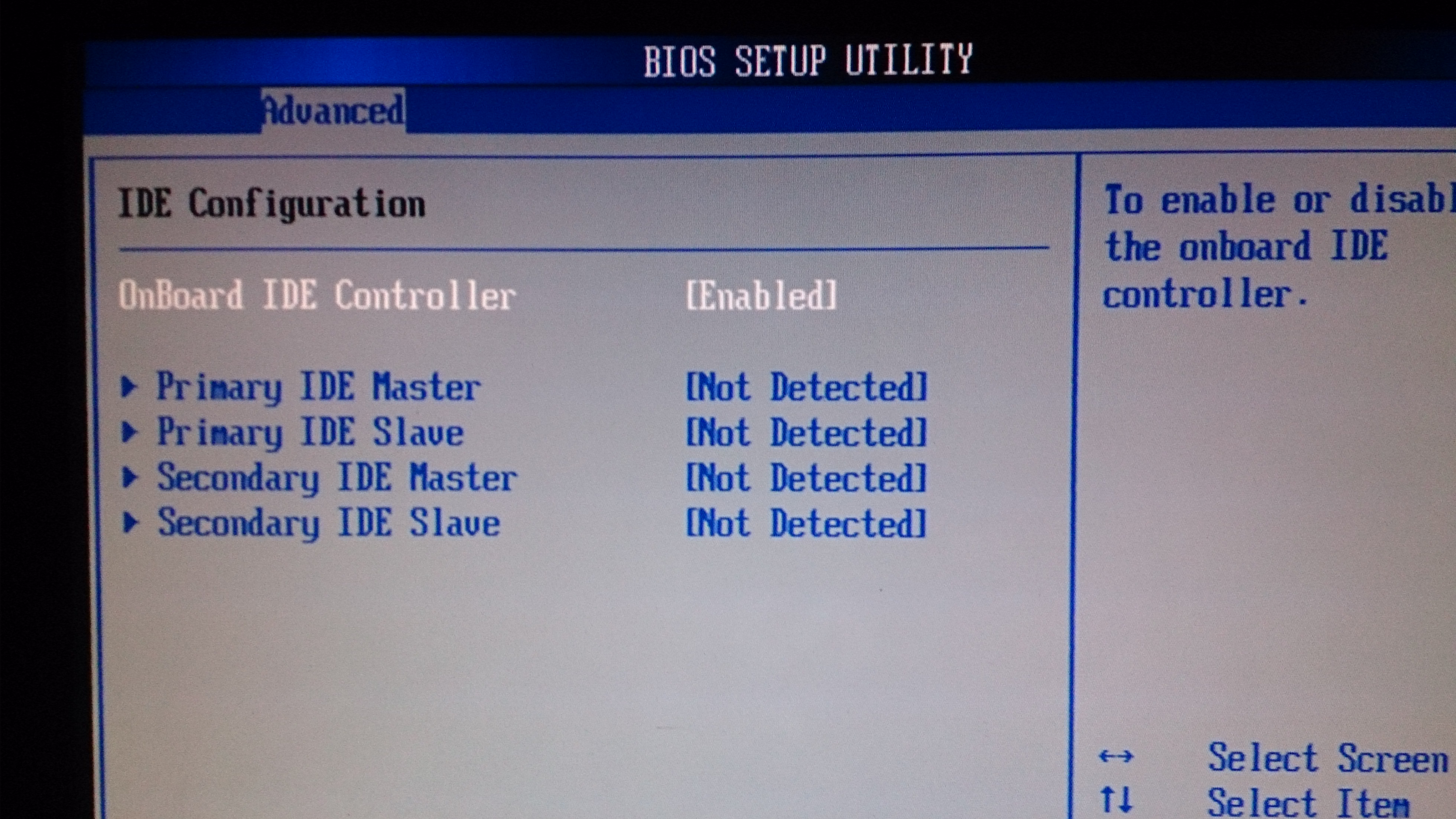 Bios/dysk, Reboot and select proper boot device or insert boot media in ...
