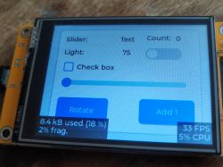 ESP32 and touch display - part 5 - LVGL in SquareLine Studio