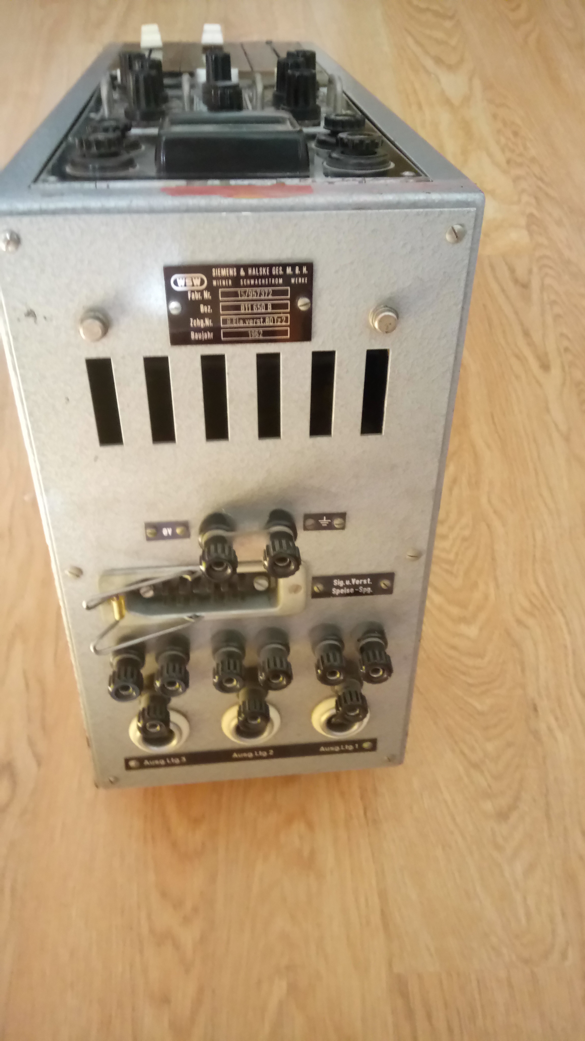 Wzmacniacz mikser R.Ela.verst.80Tz2 Siemens & Halske. WSW Wien - szukam ...