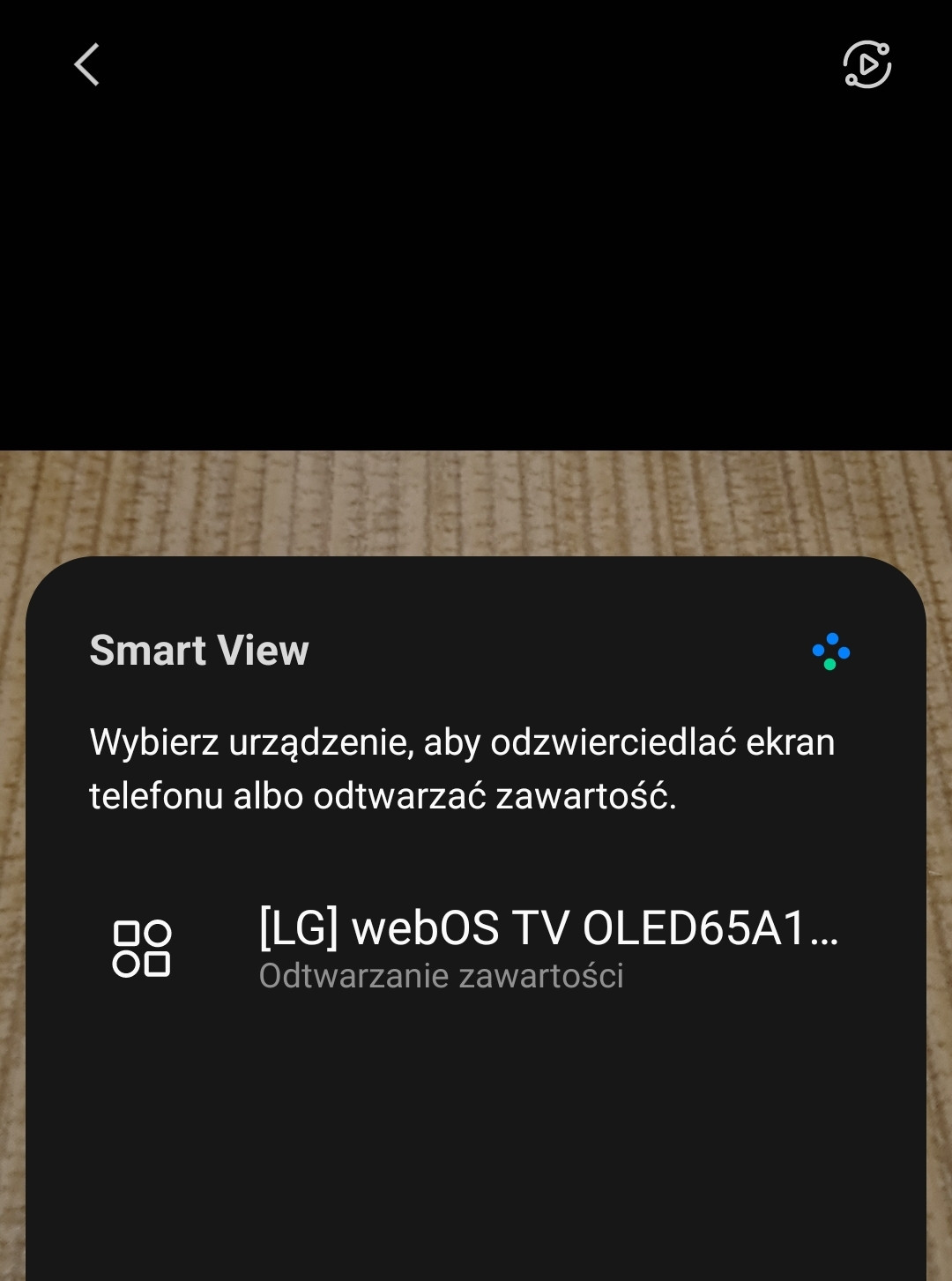 LG oled65a1 - Chromecast, screen mirror, smart share, asystent google
