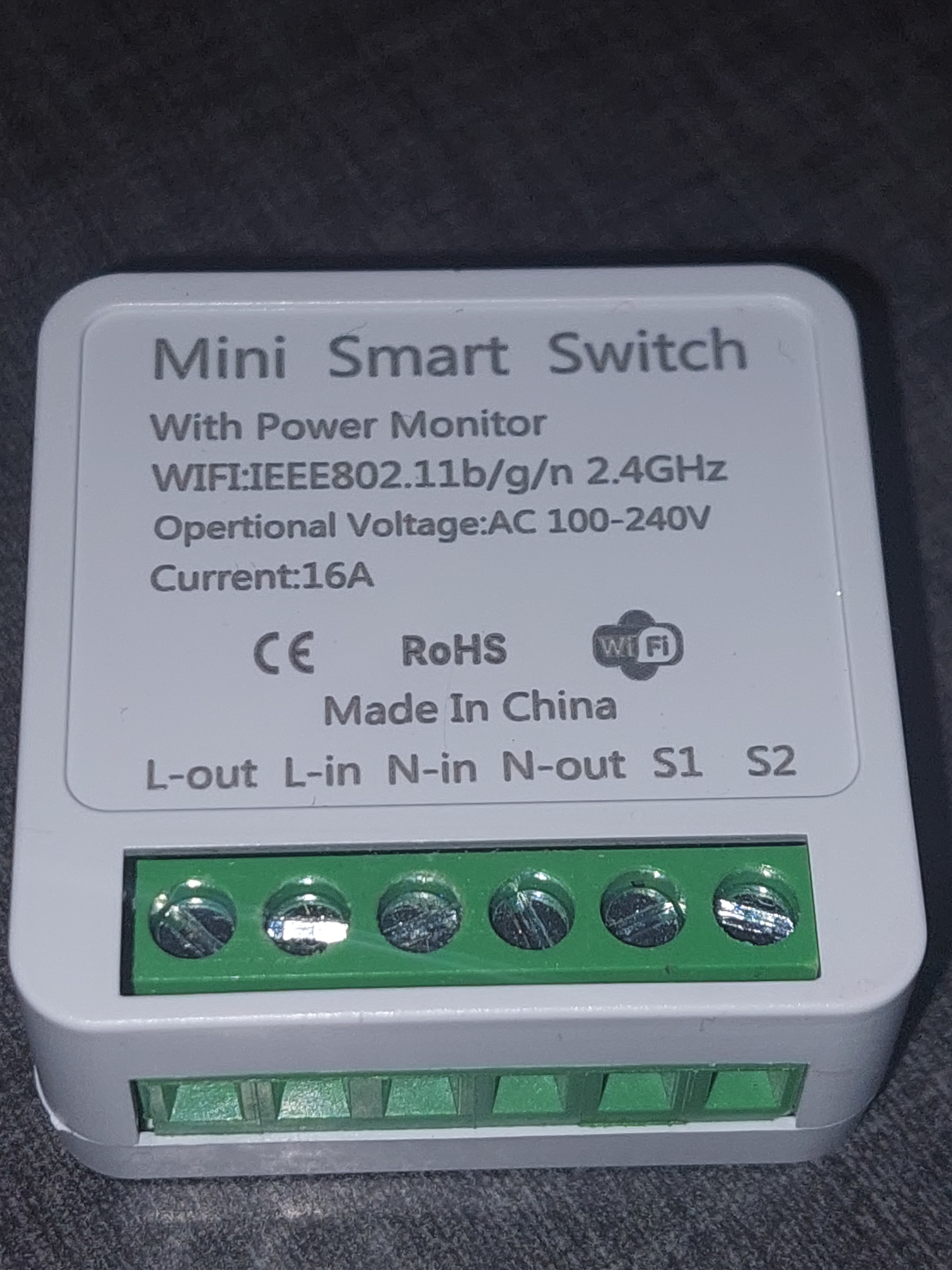 [BK7231N+BL0942] DIY Smart Mini Switch - WBP-1G - configuration, pinout ...