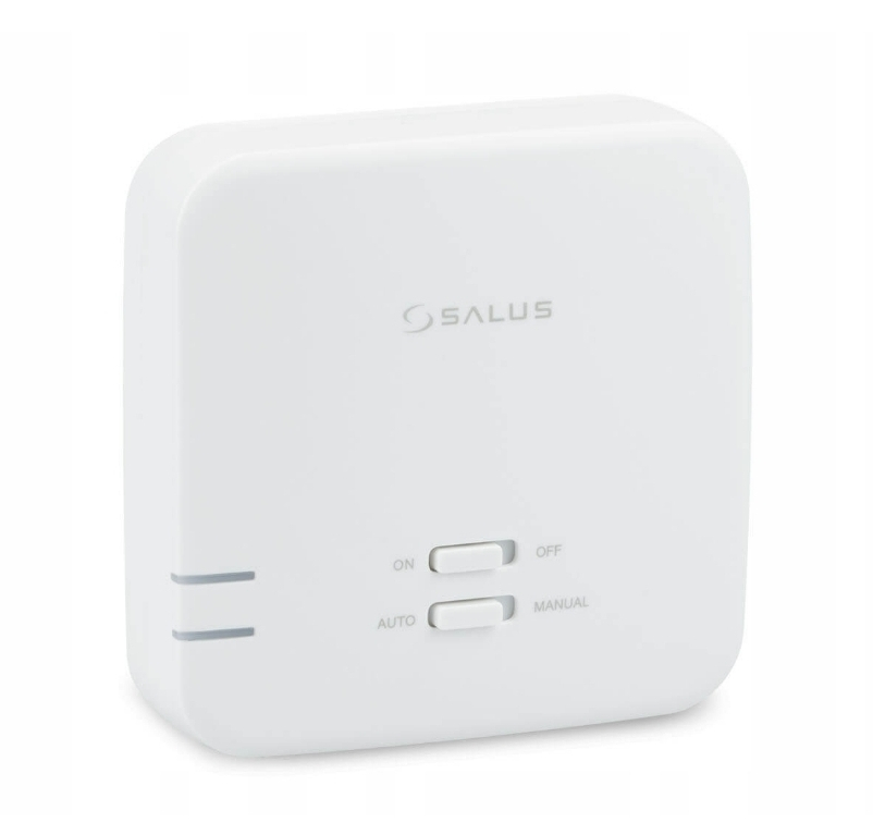 How to set the Salus receiver to work with the regulator - auto or manual?