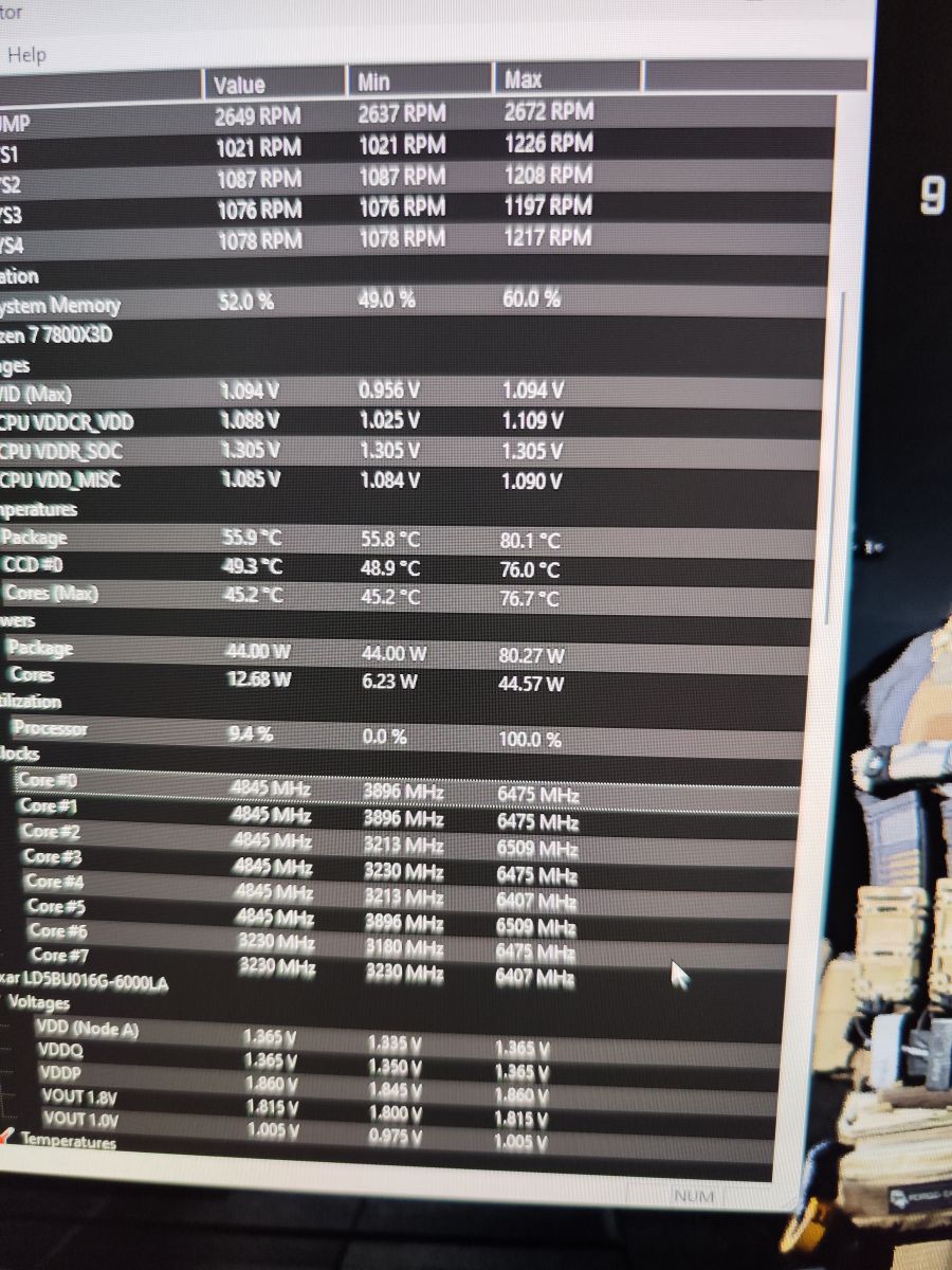 AMD Expo Ram 6000 MHz i PBO - procesor kręci się do 6.6GHz, czy to błąd ...