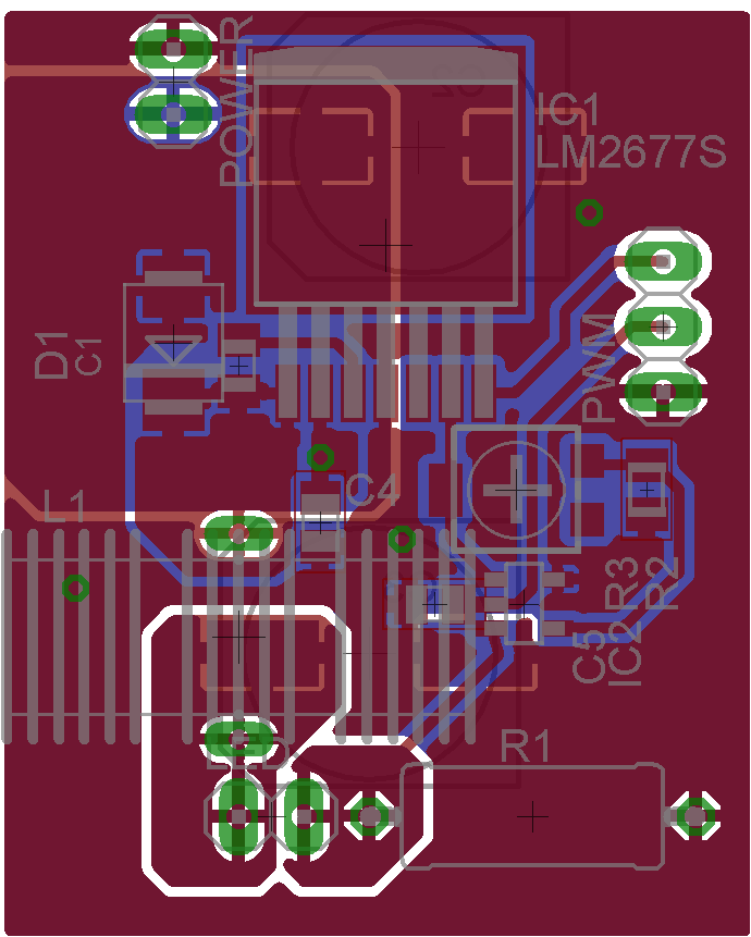 [EAGLE/LM2677] - regulator prądu na lm2677- prośba o sprawdzenie ...