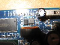 Speedstream 4100 - spalony element po podłączeniu AC