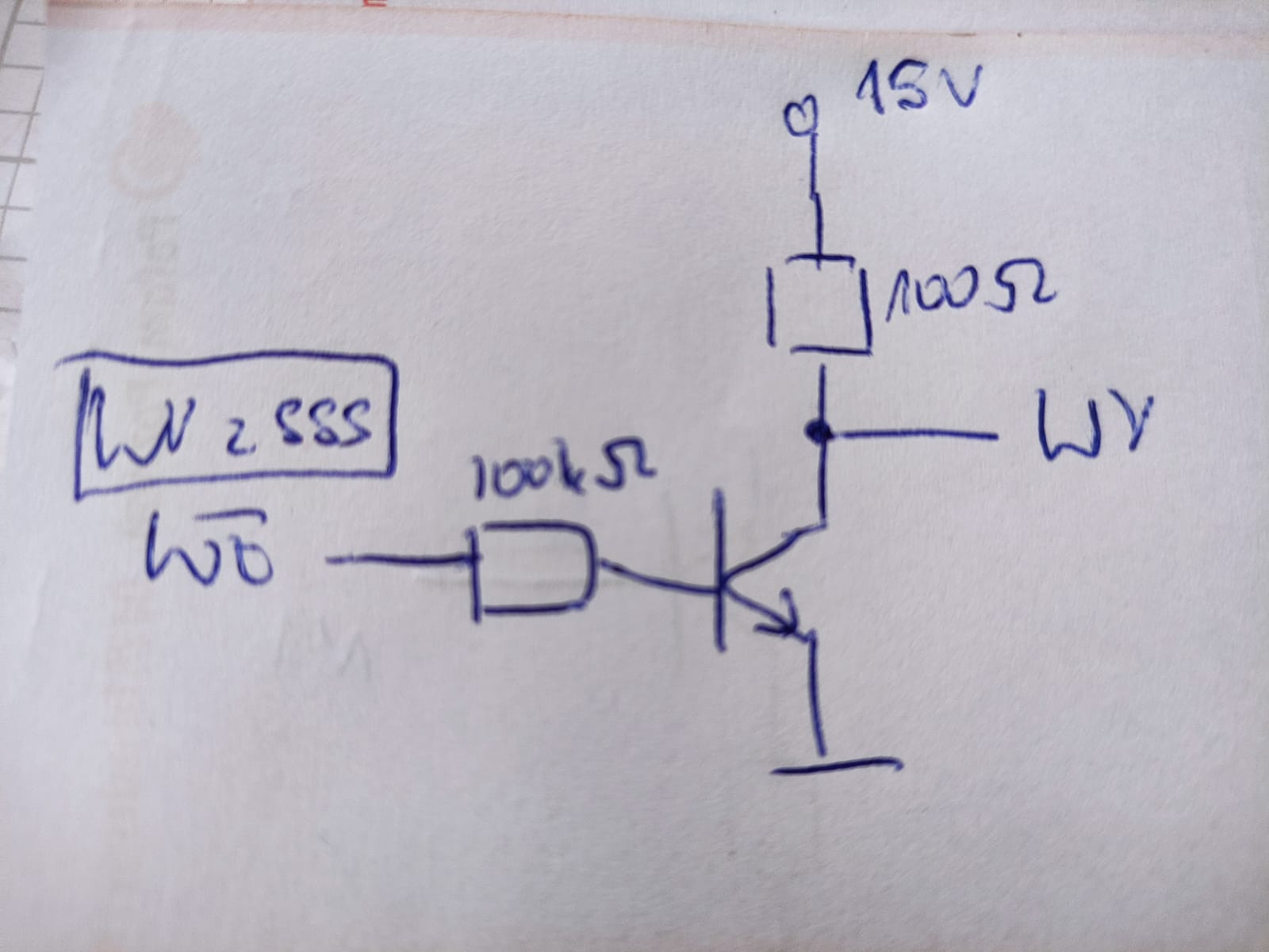 Description of the square wave generator based on the NE555 chip