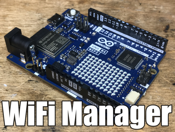 Arduino R4 WiFi - simple DIY WiFiManager - pairing with network, saving passwords in EEPROM