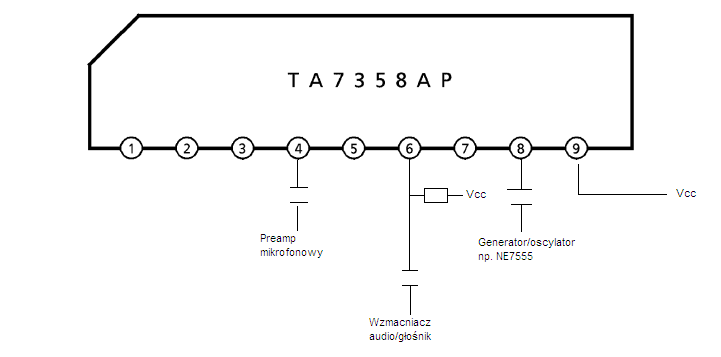 TA7358AP - Mieszacz sygnałów jak SA612, ale na 3V - odbiornik ...