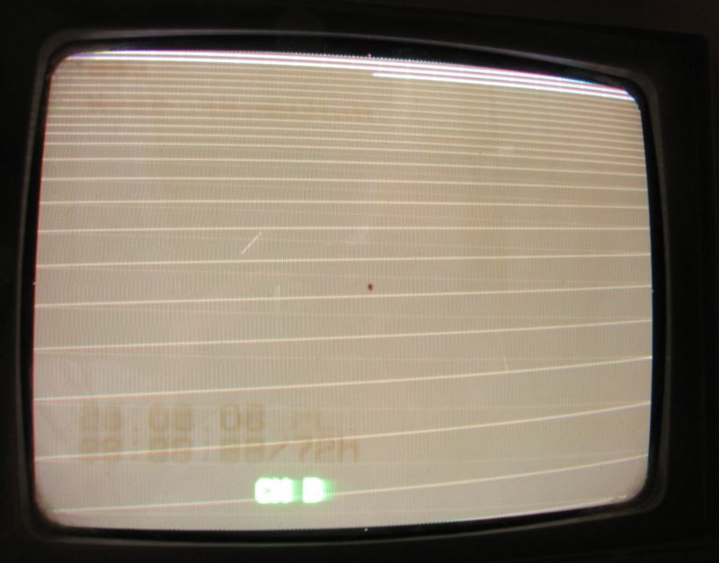 Sanyo VMC-8613b Chassis CM-10DXA - brak obrazu, sygnał utknął w TDA8361