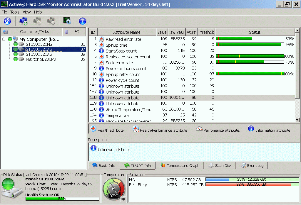 Monitoring HDD (SMART), któremu programowi wierzyć