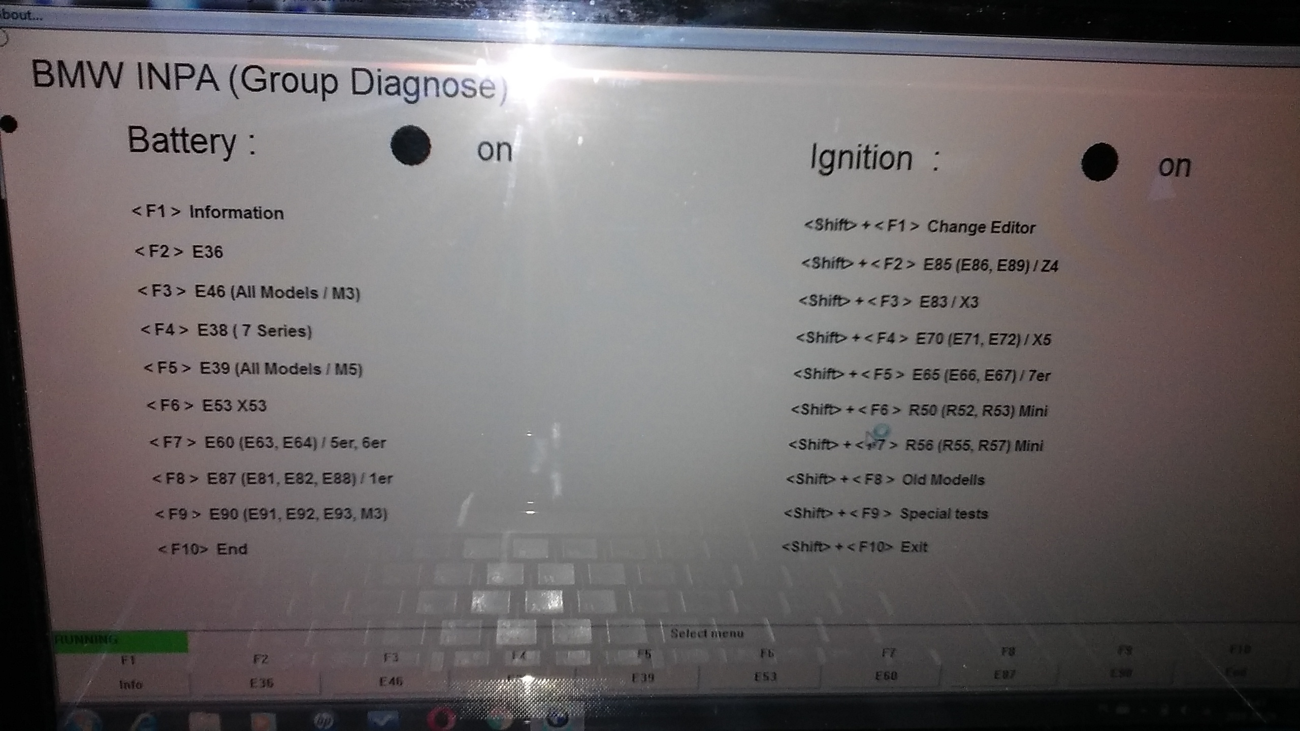 Inpa - Brak połączenia z interfejsem na Windows 7 64-bit, HP Pavilion dv6
