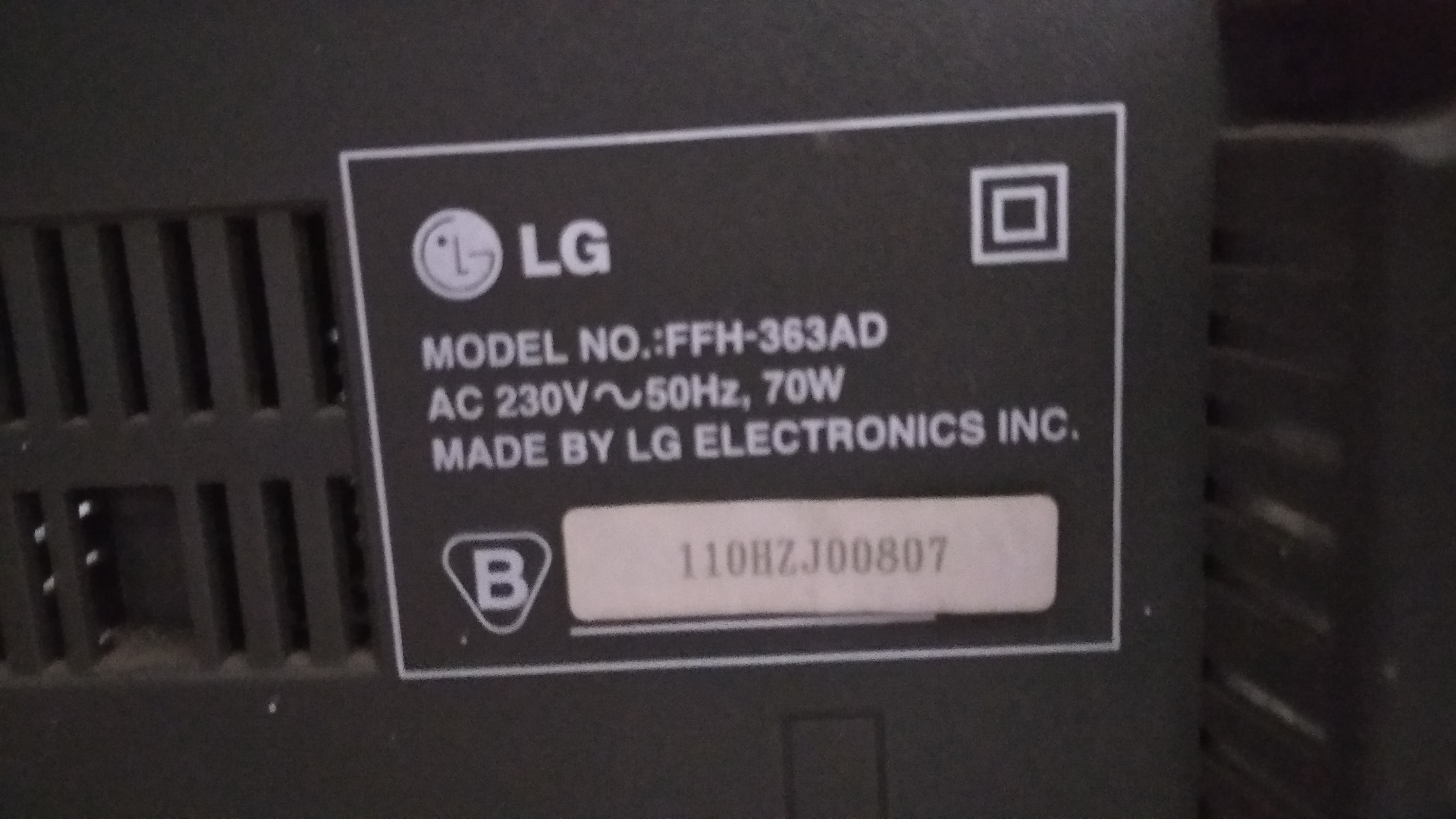 Podłączenie odtwarzacza MP3 do wieży LG FFH-363AD - realizacja wejścia AUX IN