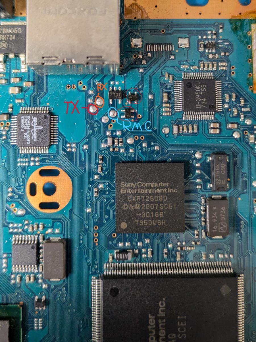 PS2 slim płyta GH-062-12 - Identyfikacja układów grzejących się przy ...