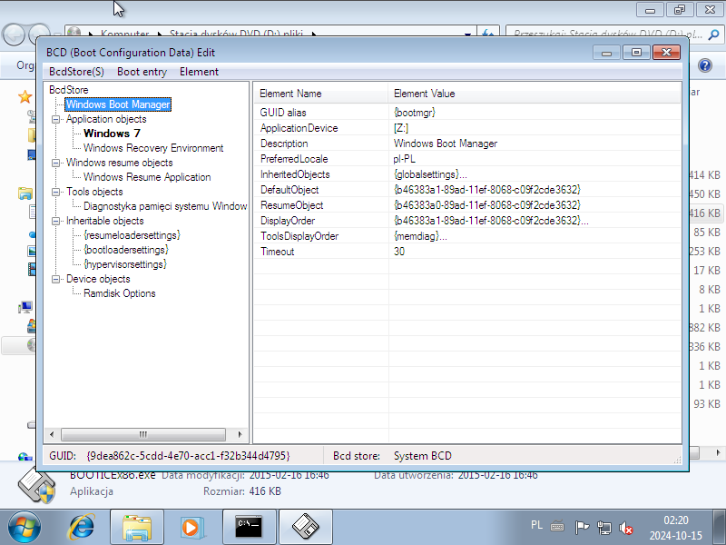 Windows 7 - problemy z przywróceniem Boot Managera