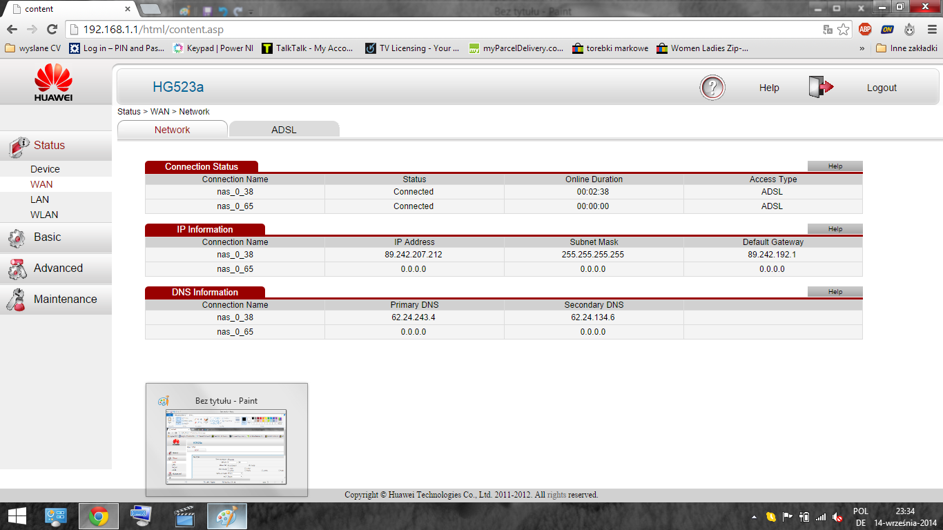 Vodafone EasyBox 803A - przesiadka z Huawei HG523a uk