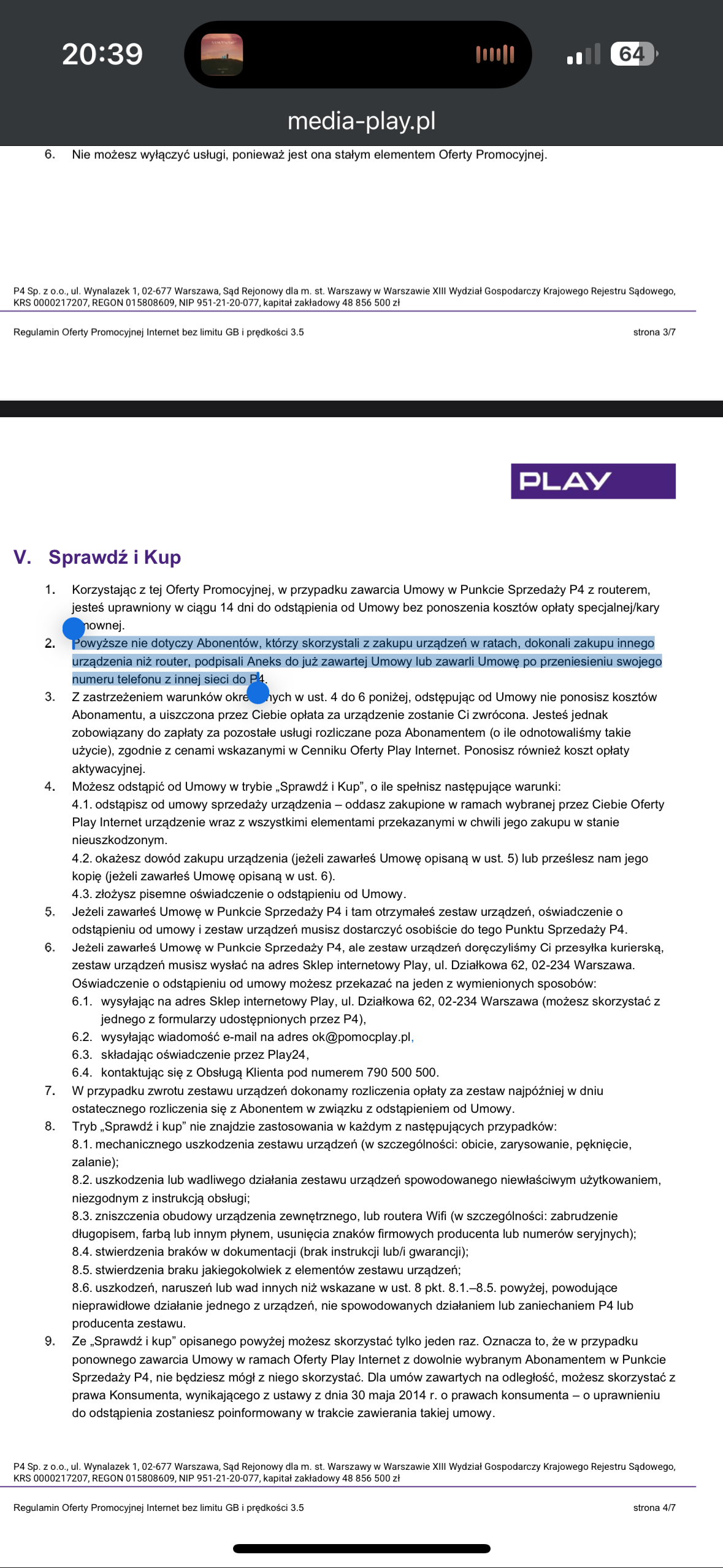 Czy warto kupić internet domowy LTE od Plusa na wsi z masztem 3 km od domu?