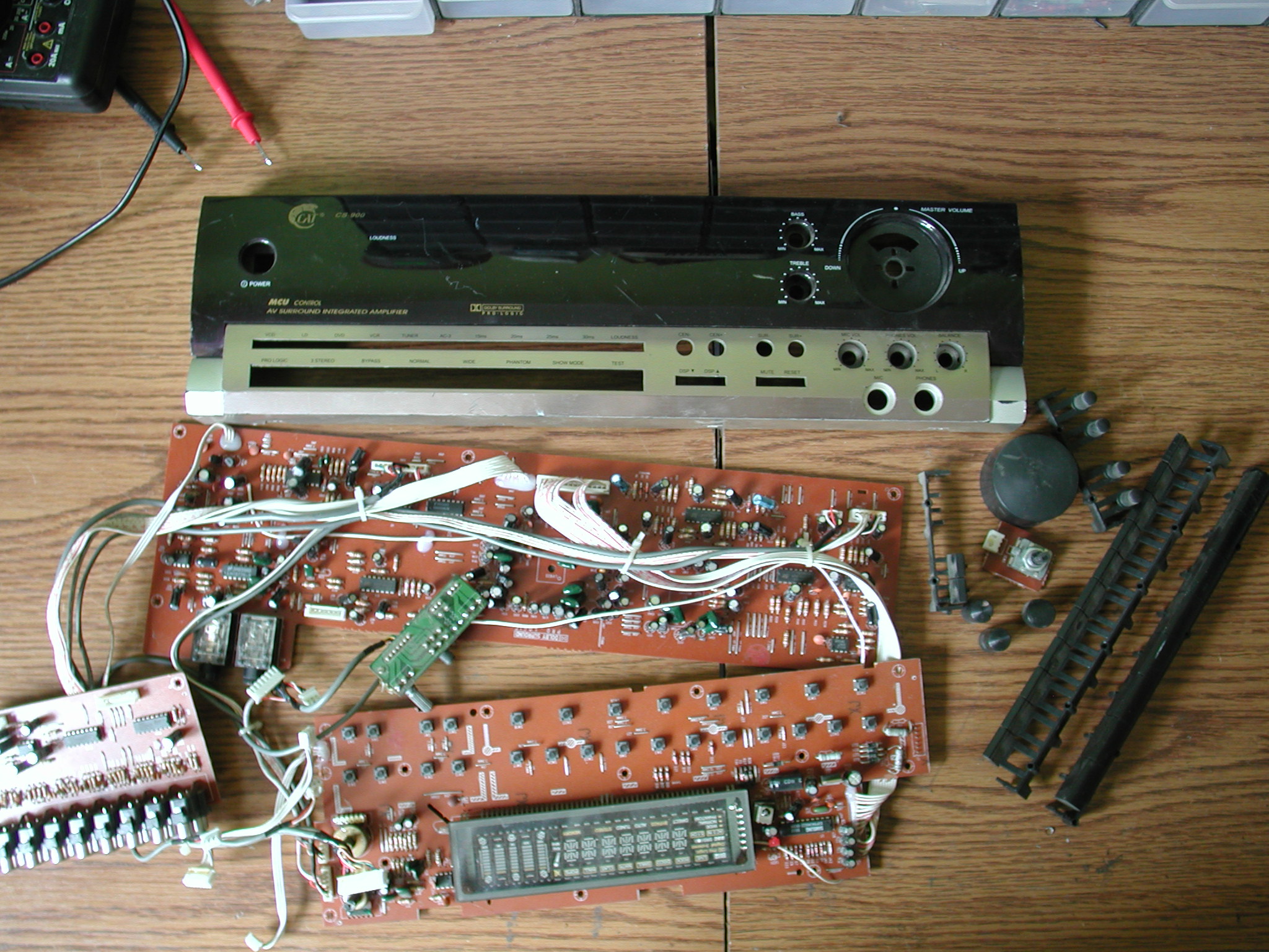 [Sprzedam] Panel przedni z płytami sterowania, przedwzmacmniaczem do ...