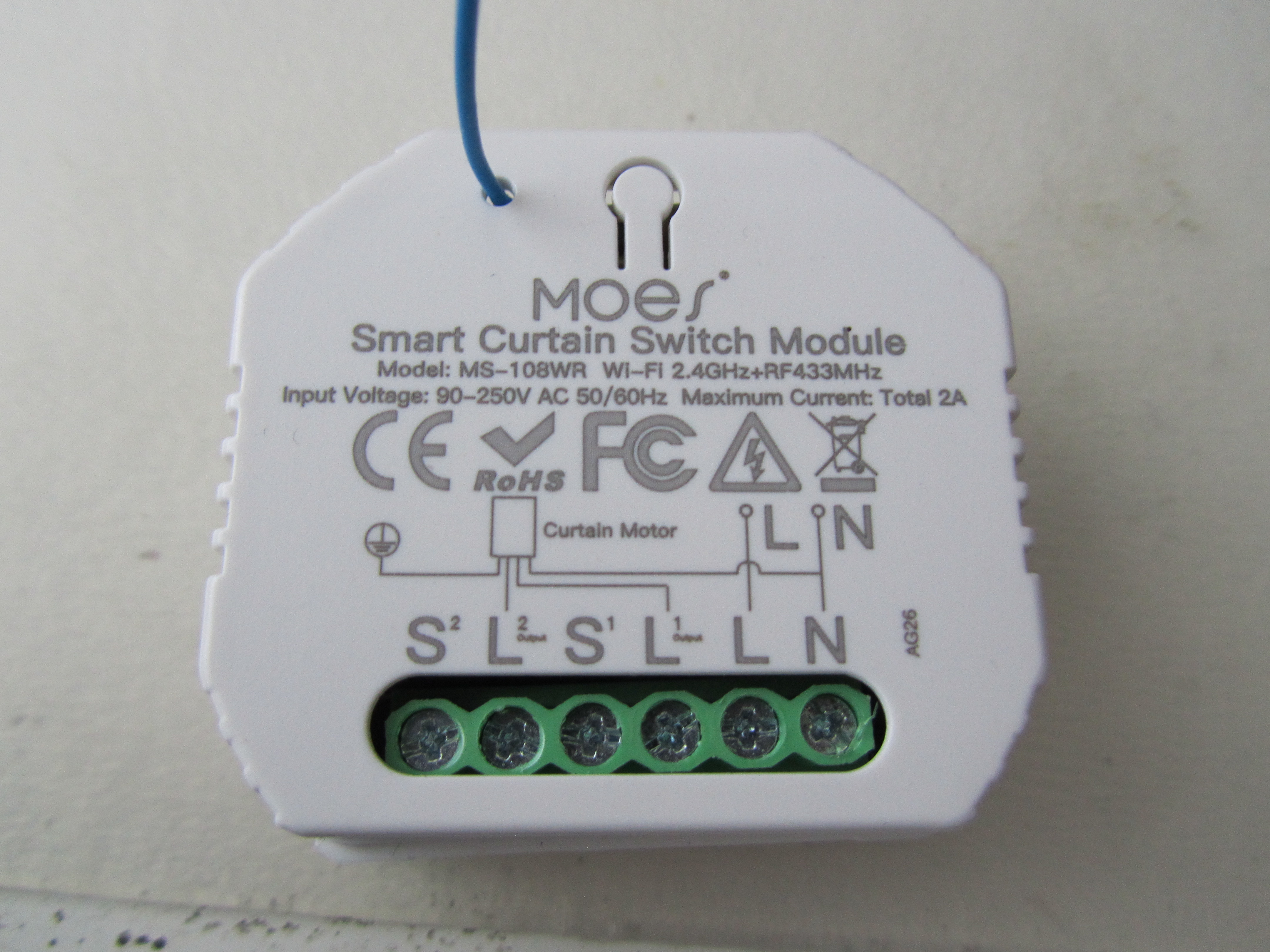 [Solved] MOES MS108WR Smart Curtain Switch Module Teardown: Reflashing ...
