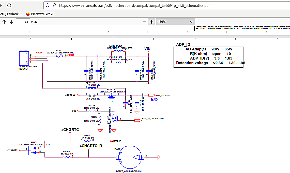 Lenovo B50-80 Model :80LT factory id :PRC4 nie włącza się.