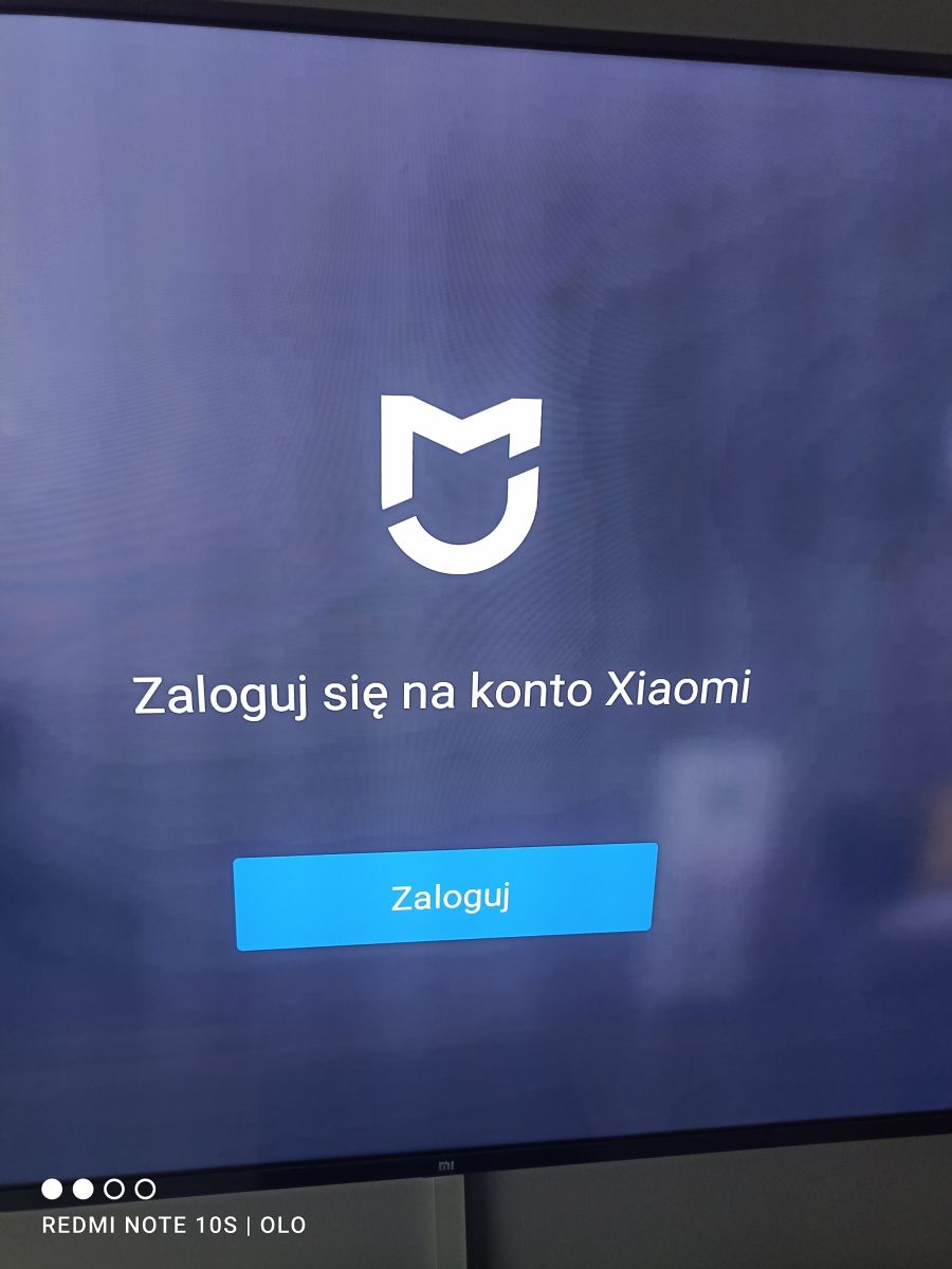 [Rozwiązano] Nie mogę się zalogować do konta Xiaomi na tv MiTV-MSSP3