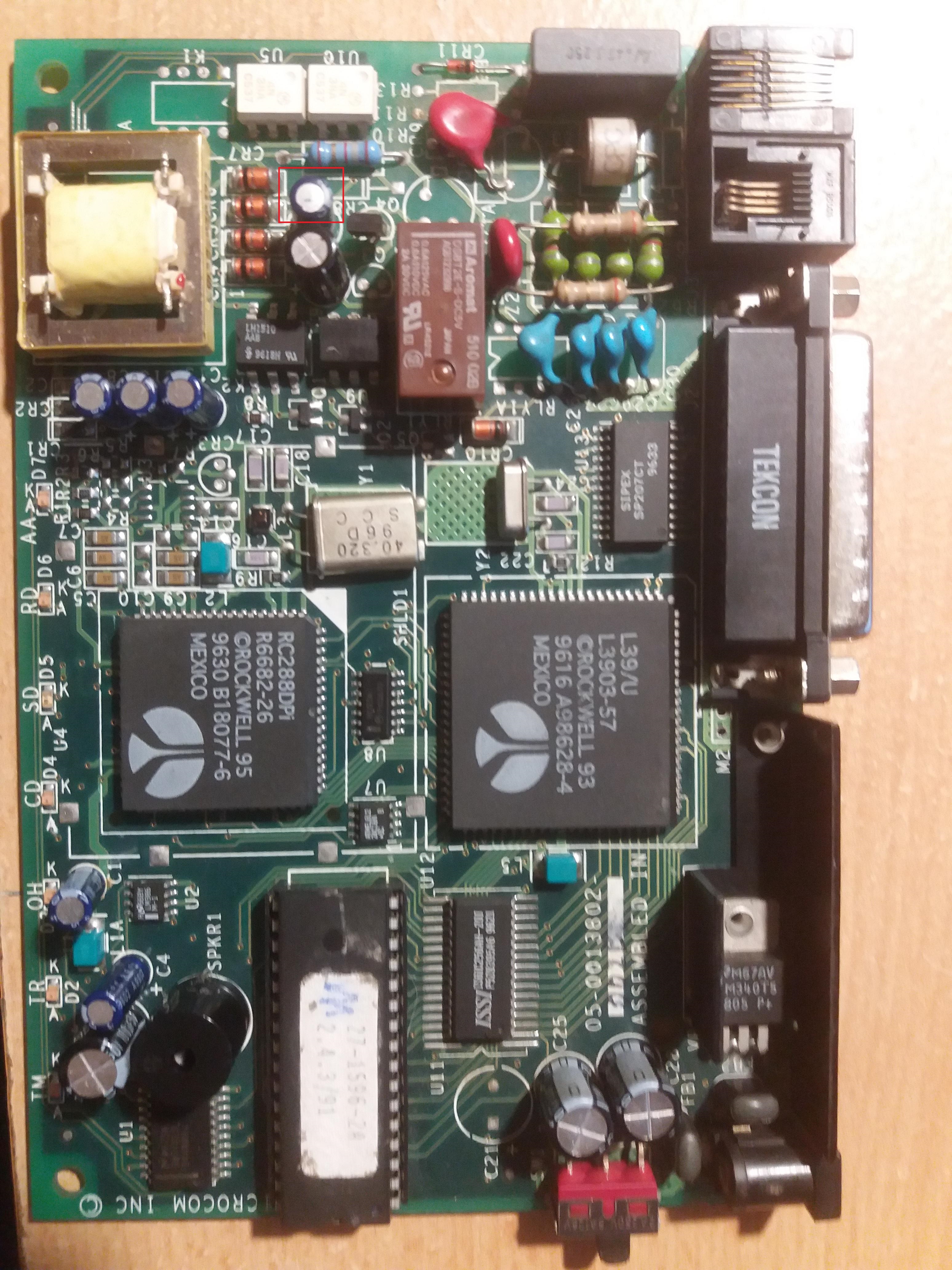 Modem nie chce wybierać numeru i nie wykrywa dialtonu